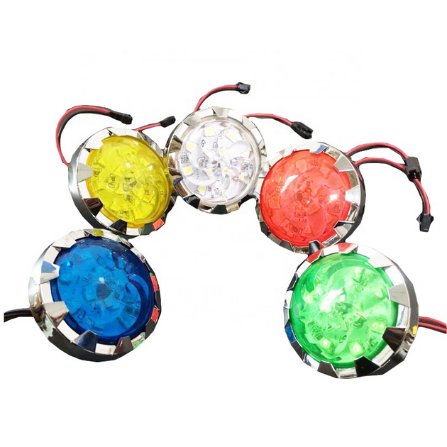 24v Amusement Light 60mm 12 Pixel Single Color Carnival LED Light For ...