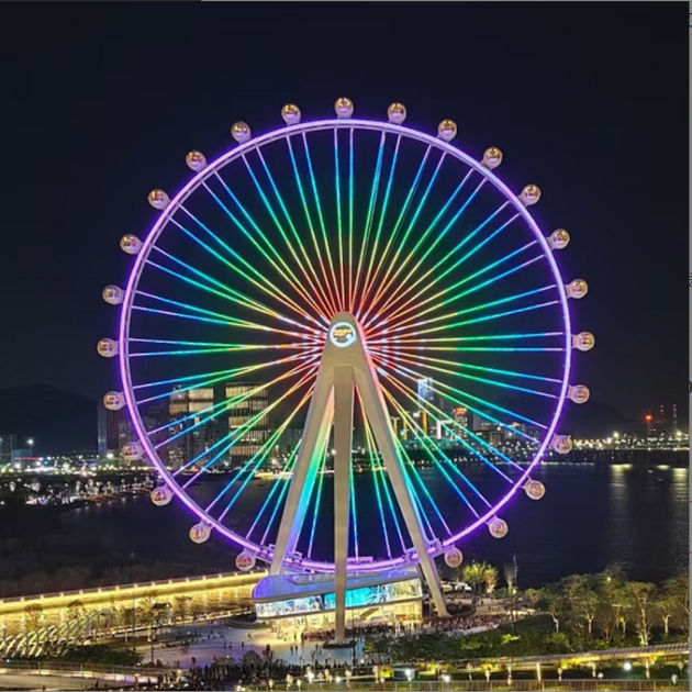 Factory Price New China Theme Park Ferris Wheel 72-268 Seats Amusement ...